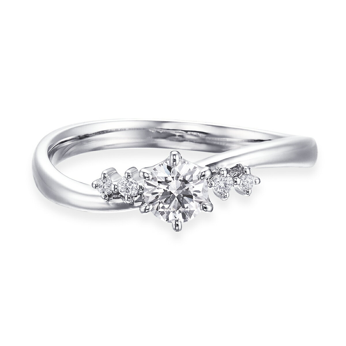 スターチスの花をモチーフに、その可憐な花びらを纏うようにデザインしたエンゲージリング。スターチスの花言葉は、「変わらぬ心」「誓い」。緩やかなウェーブラインが、指を美しく魅せてくれます。セットで着用可能なマリッジリングもご用意しておりますので...