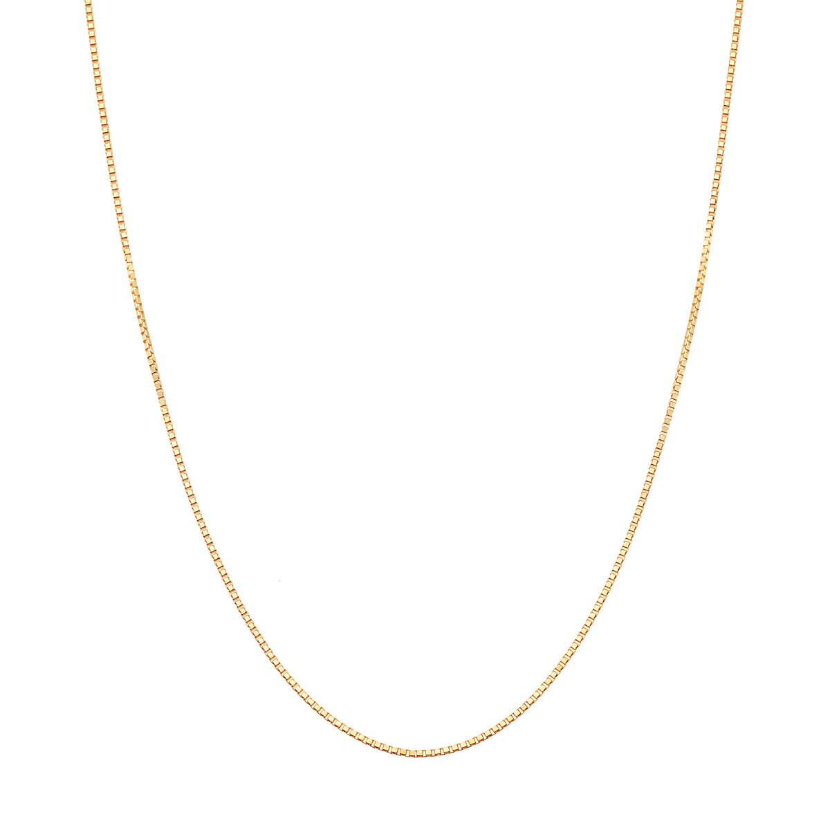 エレガントな雰囲気のベネチアンネックレス。40cmのチェーンは、ペンダントトップとの組み合わせだけでなく、お手持ちのネックレスとの重ねづけも楽しめます。地金素材：K18YG長さ：約40cm（アジャスターカン付）幅：約0.8mm※サイズガイド...