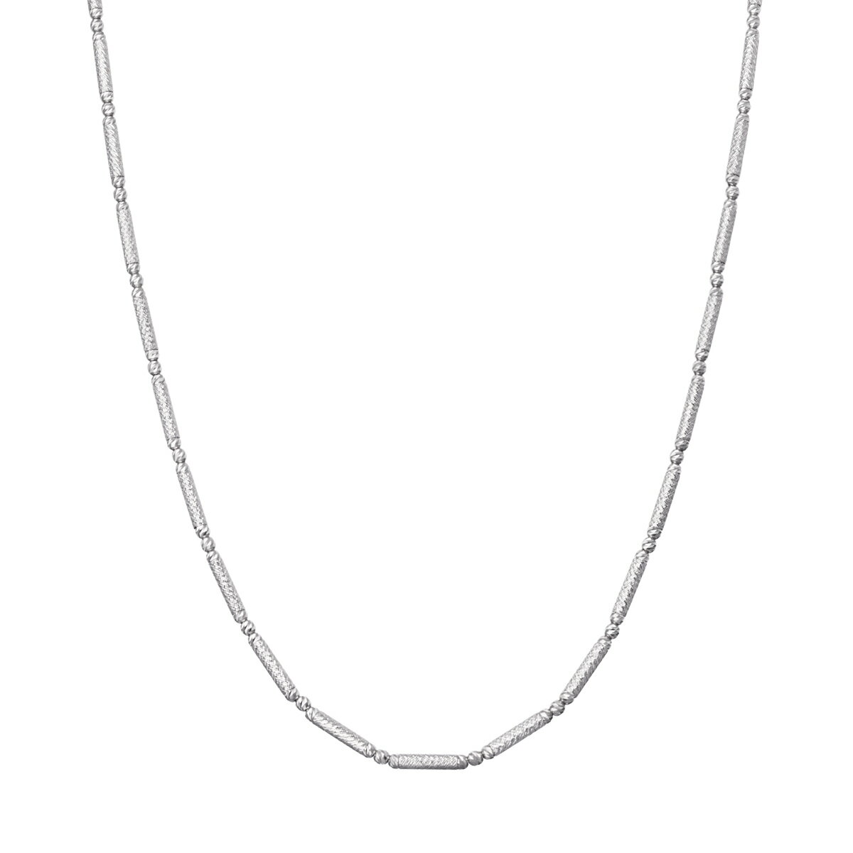 ミラーボールをスライドさせて、長さ調節が可能なロングネックレス。その日のコーディネートに合わせたスタイリングが簡単に叶います。地金素材：Pt850長さ：約72cm（スライド式）※サイズガイドはこちら