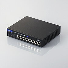 ■製品タイプ：スイッチングハブ ■対応通信規格：準拠規格:IEEE802.3ab、IEEE802.3u、IEEE802.3 ■ポート_詳細：●伝送速度:1000Mbps(1000BASE-T)、100Mbps(100BASE-TX)、10M...