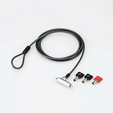 ■製品タイプ：●商品サイズ:44.3mm×12.5mm×22.4mm (シリンダーΦ12.5mm)●材質:亜鉛合金●ワイヤー長さ:2.0m●ワイヤー太さ:4.5mm●重量:約130g●セキュリティスロットサイズ:3×7mmスロット(縦横式)...