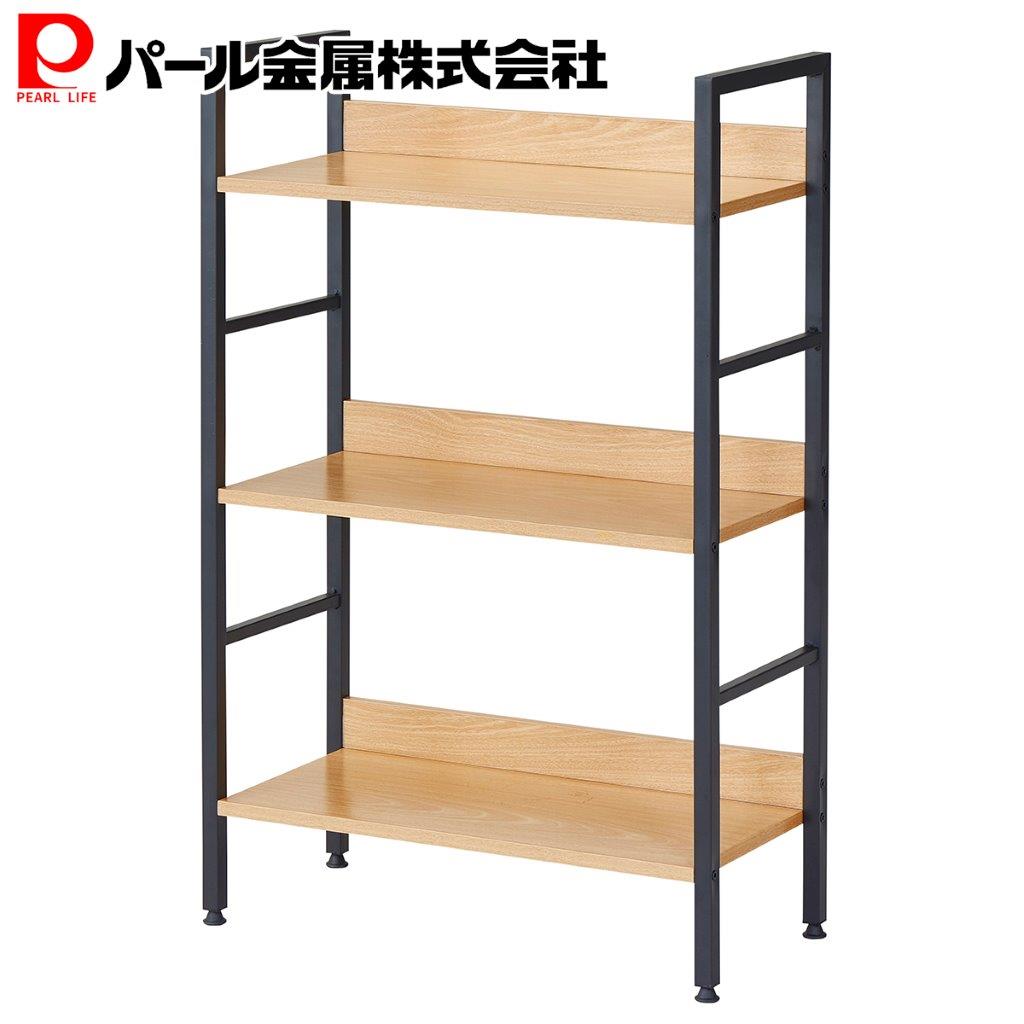 【スペック】 サイズ:(約)幅60.5×奥行28×高さ92.5cm 素材・材質:本体/スチール(紛体塗装)、棚板/パーティクルボード(表面加工/メラミン)、耐荷重/棚板1枚当たり約10kg 生産国:原産国:中国パール金属 シンプルシェルフ ...
