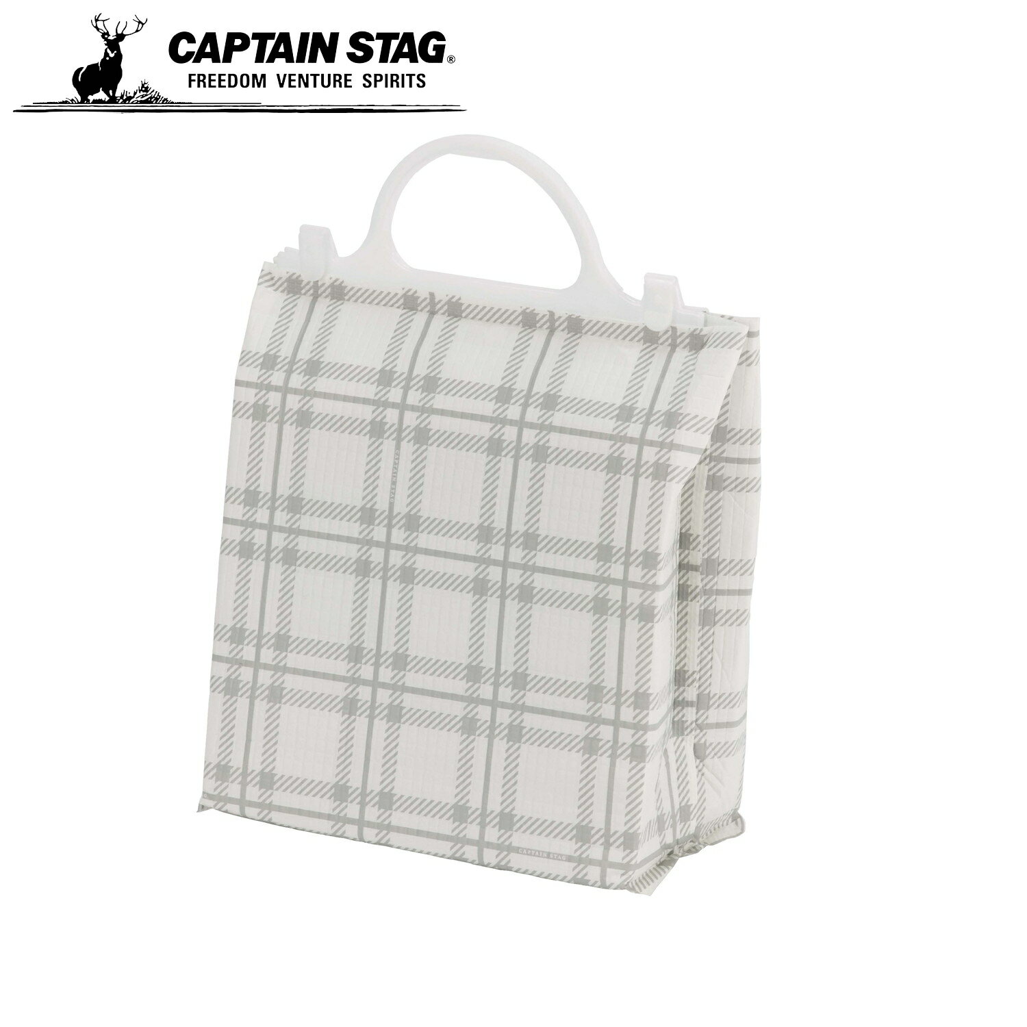 ■商品名 ブランシュ 保冷バッグ （S）（グレー／チェック） ■品番 UT-527 ■商品説明 食品や飲み物などの保冷に便利。毎日のお弁当入れに。製品サイズ:(約)22×10×26cm製品重量:(約)45g材質:本体/ポリエステル(表地=O...