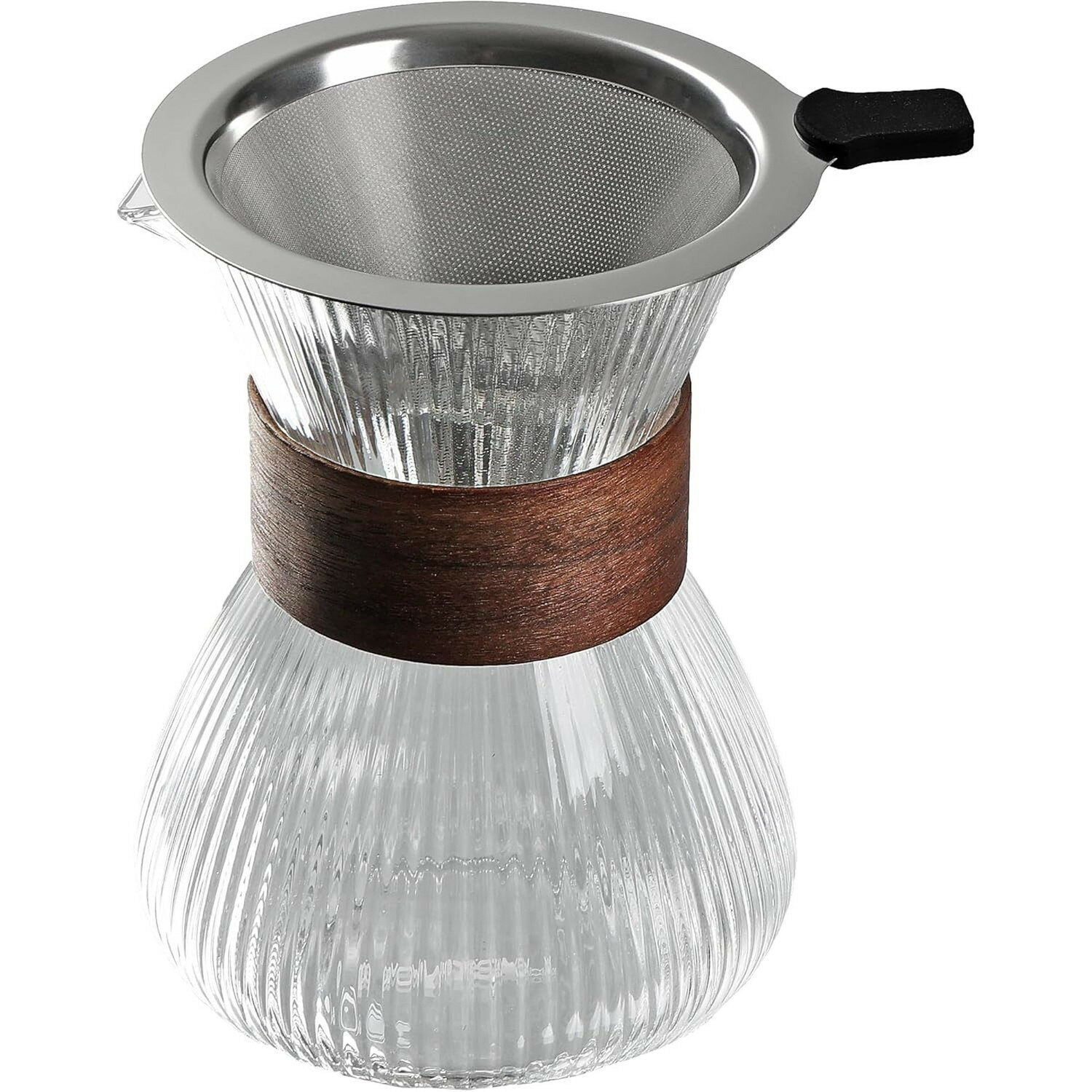 ■商品名 PYREX コーヒーサーバー400mlブラウン ステンレスフィルター付き ■品番 CP-8664 ■商品説明 製品サイズ:(約)幅12×奥行10.5×高さ15cm(フィルt−セット時)、容量/400ml製品重量:(約)0.231k...