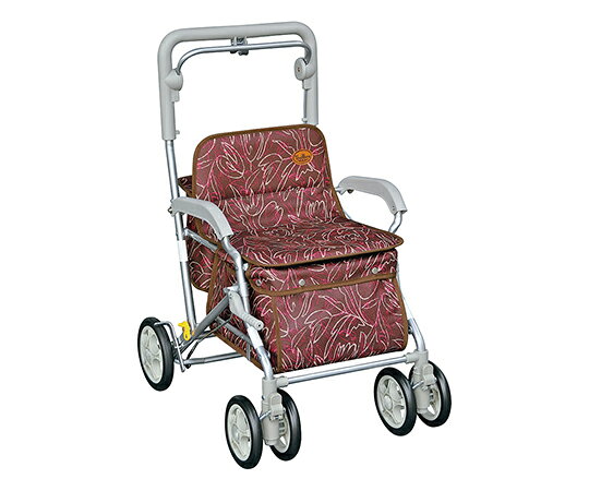 ●型番：No.626チューリップワイン●サイズ（mm）：500×630×845〜925●材質：本体／アルミ、車輪／EVA樹脂（前輪150mm・後輪175mm）、3wayキャスター（固定、左右45度、360度）●重量：5.9kg●座高さ：42...