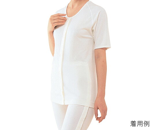 ●型番：No.51S●仕様：5分袖（面ファスナー）●素材：綿100%●品質：60単糸両面編み●蛍光増白剤未使用●婦人用●洗濯方法：洗濯機可／乾燥機不可／脱水機可●オールシーズン ●広告文責：株式会社コール・ミー　03-3533-9699 ●...