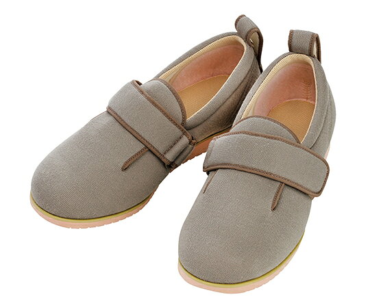 ●色：Mグレー●サイズ：4L●サイズ（mm）：26.0〜26.5●素材：表／ポリエステル28％・綿50％・レーヨン22％、内／ポリエステル100％、底材／EVA（合成底）●目安重量：約185g（Lサイズ片足）●足囲（足幅）：29.5（10....