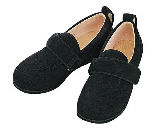 ●色：ブラック●サイズ：S●サイズ（cm）：21.0〜21.5●素材：表／ポリエステル28％・綿50％・レーヨン22％、内／ポリエステル100％、底材／EVA（合成底）●目安重量：約195g（Lサイズ片足）●足囲（足幅）：24.8（8.7）...