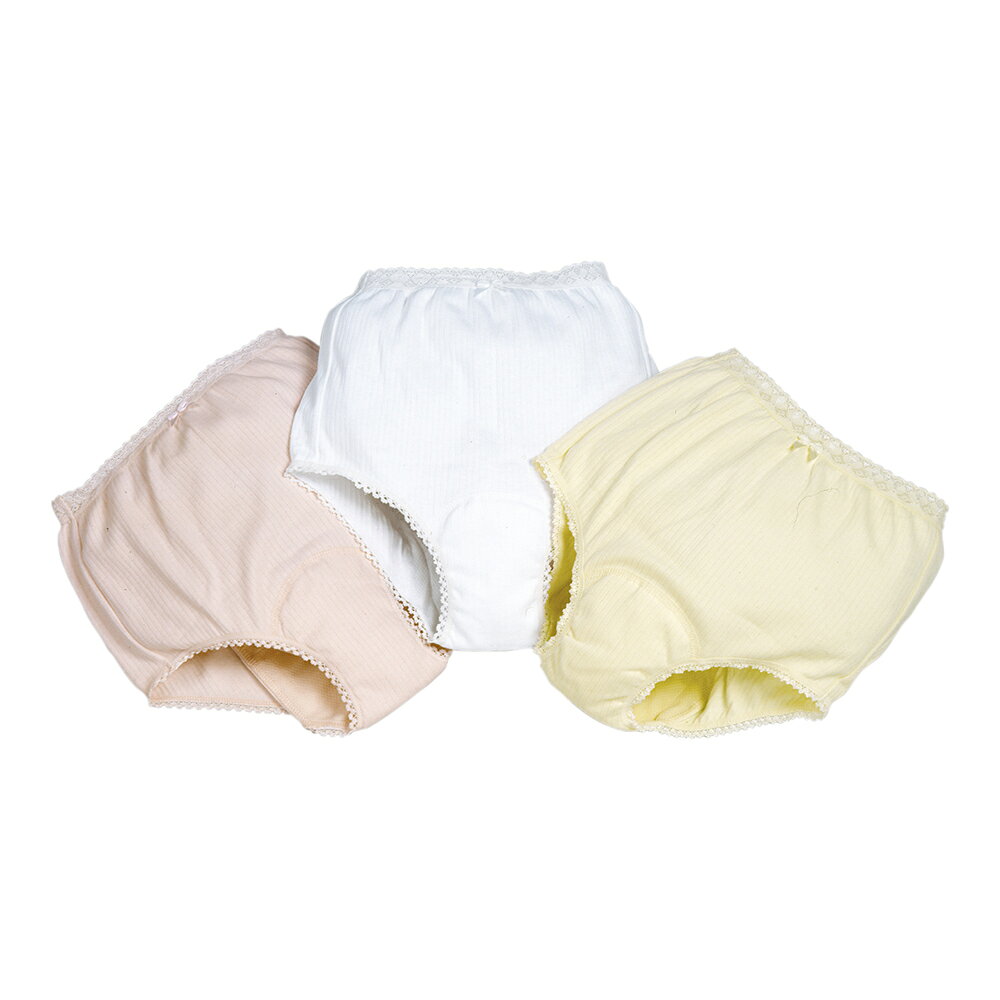 ●サイズ（ヒップ）：LL（97〜105cm）●★入数：1組（3枚入）●材質：身生地／綿100％ レース／ナイロン・PU（ポリウレタン）●保水量：約27mL●入数：ピンク・ホワイト・イエロー×各1枚●洗濯方法：洗濯機可●乾燥機不可●脱水機可●...