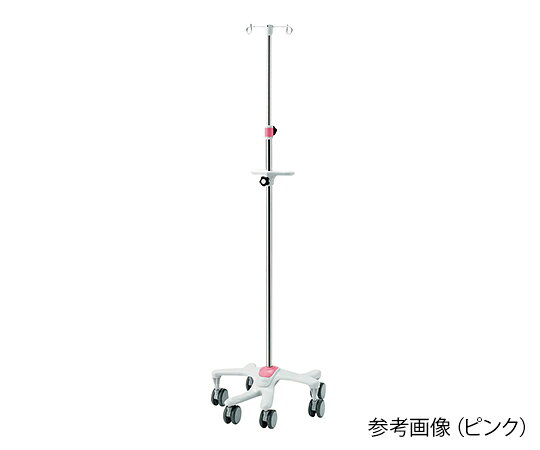 ●型番：13272●色：パープル●材質：材質：支柱/ステンレス、ベース/POM（ポリアセタール）、フック部・ハンドル/アルミダイキャスト●フック数：2本架●サイズ：（脚部）494×420×（高さ）約1300〜2300mm●支柱パイプ径：Φ2...