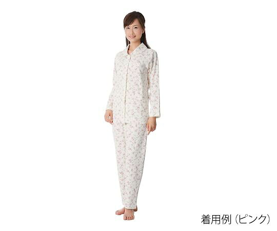 ●仕様：婦人用●サイズ：S●身長：145〜155cm●バスト：72〜80cm●ヒップ：82〜90cm●ウエスト：58〜64cm●色：ピンク●素材：綿100％●柄：花●ボタン：丸型マジックボタン●オールシーズン●洗濯可、脱水機可、乾燥機不可 ...