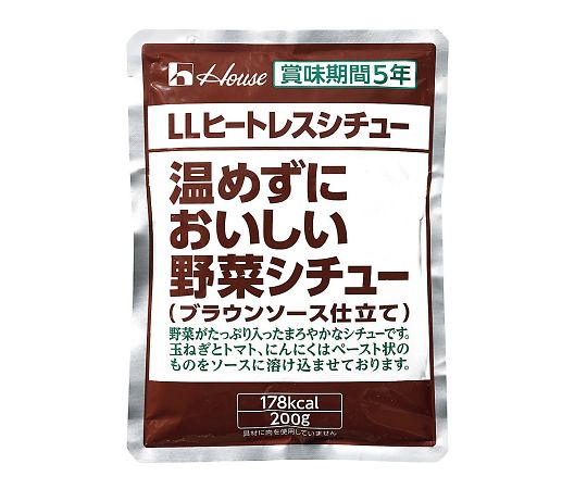 ●仕様：野菜シチュー●容量：200g/1袋●原材料：野菜(玉ねぎ、じゃがいも、にんじん)、パーム油、砂糖、デキストリン、トマトペースト、食塩、酵母エキス、玉ねぎエキス、ガーリックペースト、香辛料、増粘剤(加工デンプン、キサンタンガム)、調味...