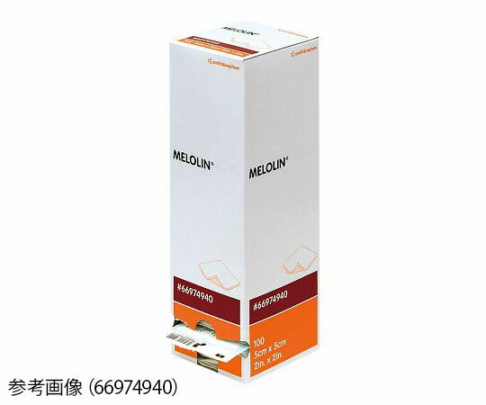 ●仕様：滅菌済●サイズ（mm）：50×50●入数：1箱（100枚入）●材質：外表面／撥水処理ポリエステル不織布、吸収層／コットン、ポリエステル、創傷適用面／多孔性ポリエステルフィルム●用途：患部に直接貼付する吸収性一次ドレッシング、補助的な...