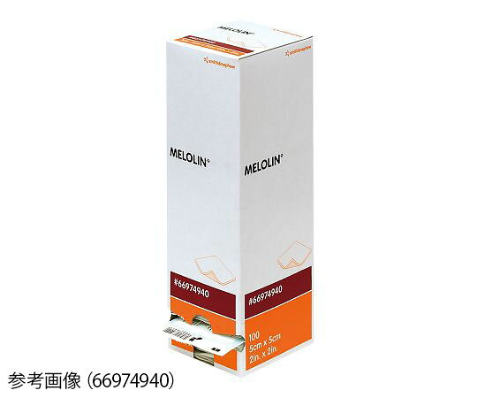 ●仕様：滅菌済●サイズ（mm）：100×100●入数：1箱（100枚入）●材質：外表面／撥水処理ポリエステル不織布、吸収層／コットン、ポリエステル、創傷適用面／多孔性ポリエステルフィルム●用途：患部に直接貼付する吸収性一次ドレッシング、補助...