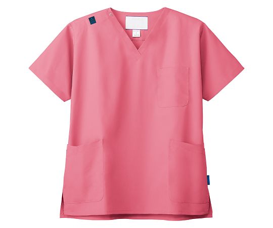 ●サイズ：3L●色：ピンク●材質：ジアポプリン（ポリエステル100％）●左胸ポケット・両脇ポケット（内ポケット付き）・脇ループ付●着丈：74cm●肩巾：55cm●胸囲：136cm●袖丈：22cm ●広告文責：株式会社コール・ミー　03-35...