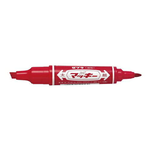 ハイマッキー MO-150-MC-R 赤 10本　ゼブラ　　品番【MO-150-MC-R】 jtx343634 【商品仕様】 ●入数：10本●ペン先：太・細●ペン先の芯形状：太字角芯、細字丸芯●インク色：赤（-R）●インク種類：油性インク●...