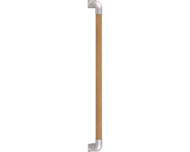 【病院専用商品】 ● 丸棒手すり（自然木）　800 BR-510N　AG・Mオーク●メーカー名 シロクマ●商品説明 ●商品仕様 ●2●JAN 4936350081672● 住宅改修　手すり 屋内用・部材介護　病院　クリニック　診療所　グルー...