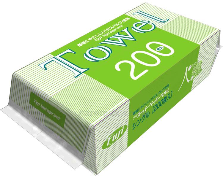 【病院専用商品】 ● フジスーパーペーパータオル　中判 200枚●メーカー名 フジナップ●商品説明 ・環境にやさしい再生紙100％。●商品仕様 ●サイズ（1枚当たり）／22×22.5cm●生産国／中国●30●JAN 494201509628...