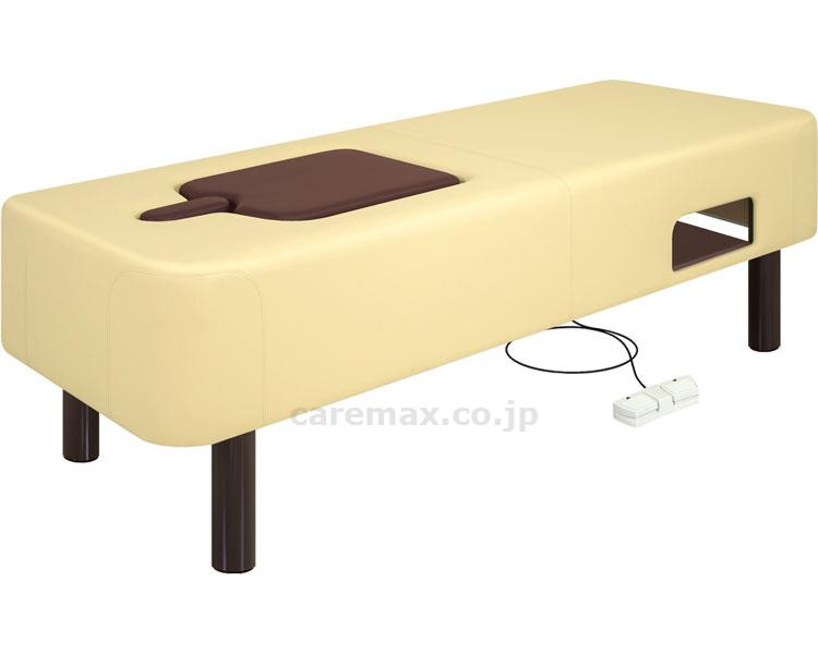 【病院専用商品】 ● バストフレクションTB-1471幅：　長：　高： ライトブラウン×枕色：　×脚部色：●メーカー名 高田ベッド製作所●商品説明 ・フットスイッチ操作で最大12cmの電動上昇が可能な内蔵式バストマット。・うつ伏せ時や息苦し...