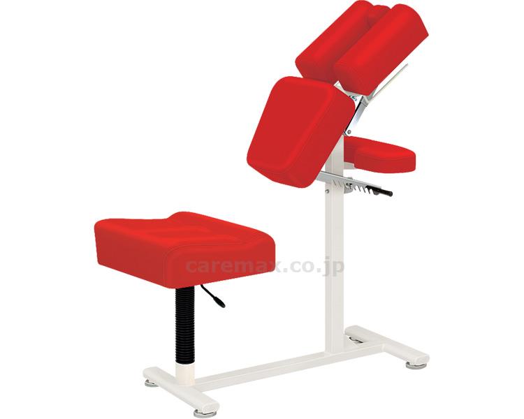 【病院専用商品】 ● GSラウンドチェアー　TB-1023 レッド●メーカー名 高田ベッド製作所●商品説明 ・座部の高さ調節を容易にできるガスシリンダー式を採用した廉価版。・座位の状態からリラックスしてマッサージを提供する椅子型施術台。・ロ...