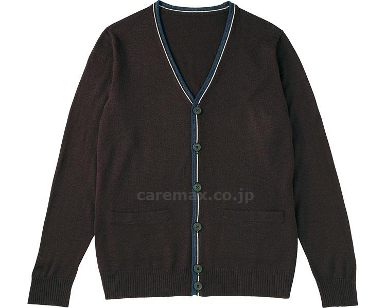 【病院専用商品】 ● カーディガン HM2472　大地　5L●メーカー名 カーシーカシマ●商品説明 ・グラデーションラインで表情をパッと明るく。・どんなトップスにも合わせやすいベーシックなVネックカーディガンに、グラデーションカラーのライン...