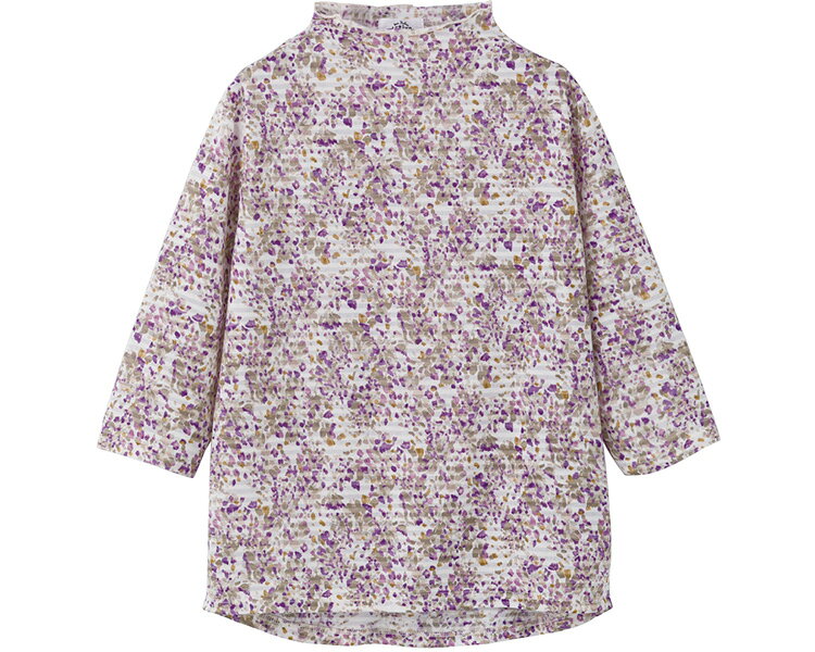 【病院専用商品】 ● 7分袖後ろ長めTシャツ 821675-23　パープル　LL●メーカー名 ケアファッション●商品説明 ・組み合わせ自由自在♪あなたらしいスタイルを楽しんで！・乾燥機使えます！・ゆったりとした身幅で、脱ぎ着がラクラク。・後...