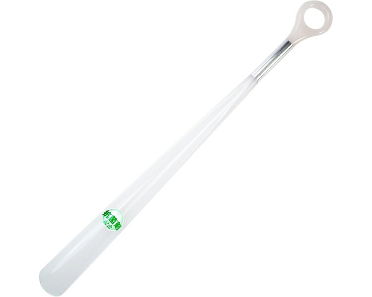 【病院専用商品】 ● 抗菌加工シューホーン 72010671　クリアホワイト●メーカー名 コロンブス●商品説明 ・安全性・持続性に優れた無機系抗菌剤配合の衛生的なシューホーンです。●商品仕様 ●サイズ／長さ49.5cm●材質／本体：ポリプロ...