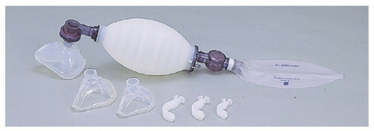【病院専用商品】シリコンレサシテーター（成人用蘇生器 ACRW-33S(ホワイトコンプリート品番 11-2518-07--1入り 高度管理 該当 救急・災害備品 蘇生資器材 ●コード番号　00861152 定価\37500 JAN 4560...