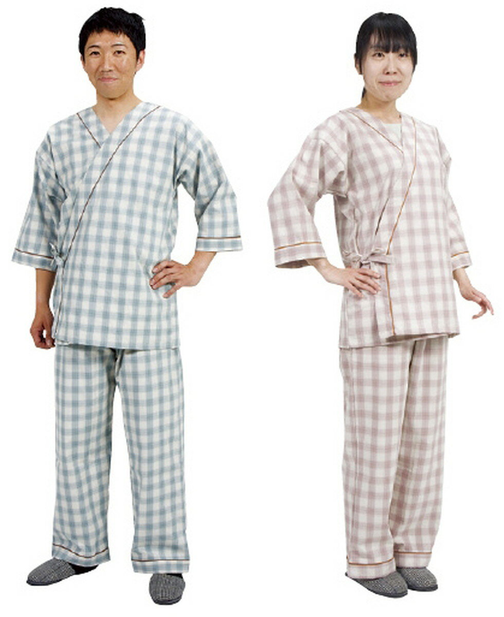 【病院専用商品】寝巻き（セパレートタイプ）婦人用 NO.0730(S)タータンピンク品番 24-3154-03--1入り 医療機器対象外 介護 衣類 ●コード番号　00872789 定価\6800 JAN 4521573009147 ●商品...
