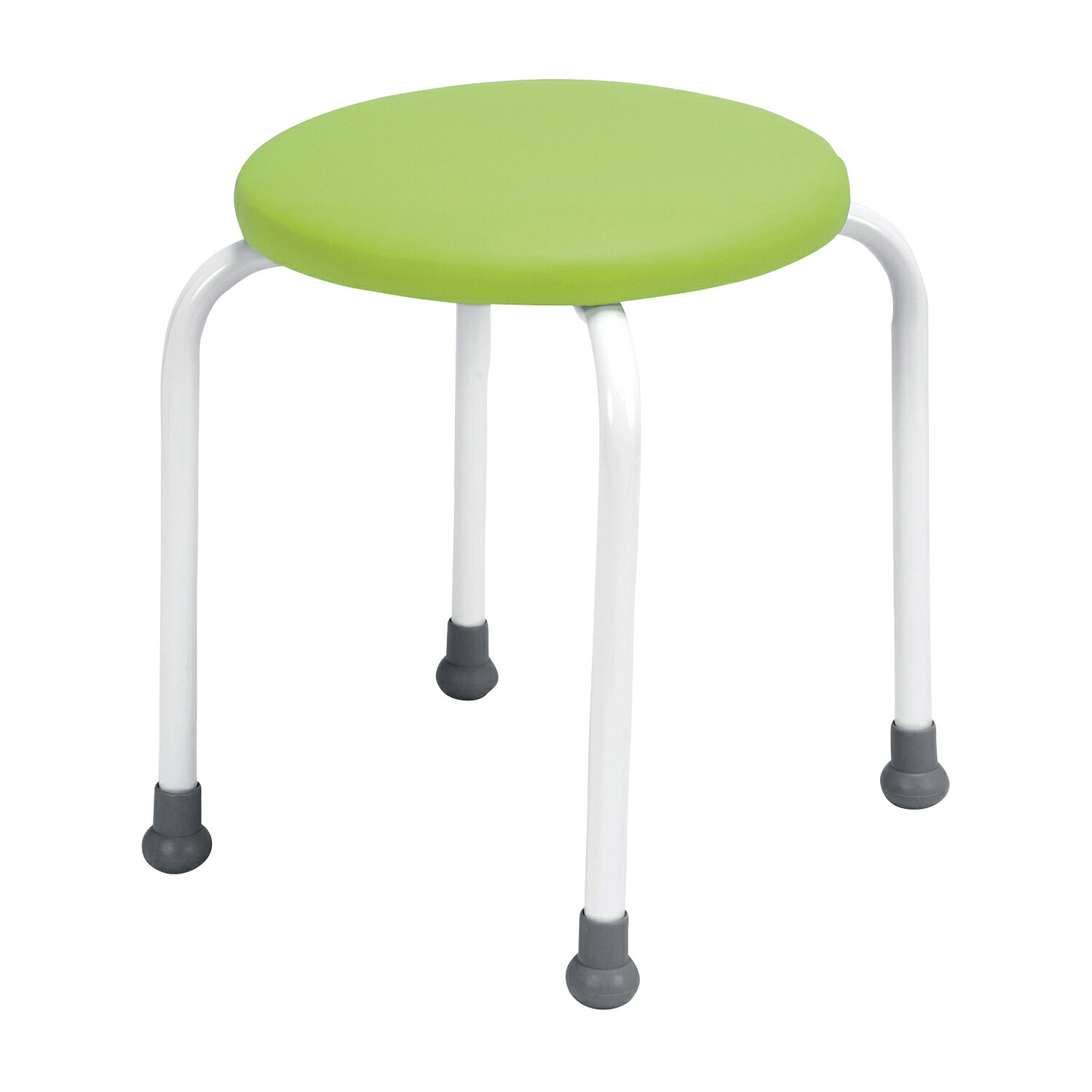 【病院専用商品】丸椅子　ポルカII（背なし） 700-7316(リーフグリーン)品番 25-3013-05--1入り 医療機器対象外 ●コード番号　00163927 定価\8900 JAN 4571347224016 ●商品説明 ●座面のク...