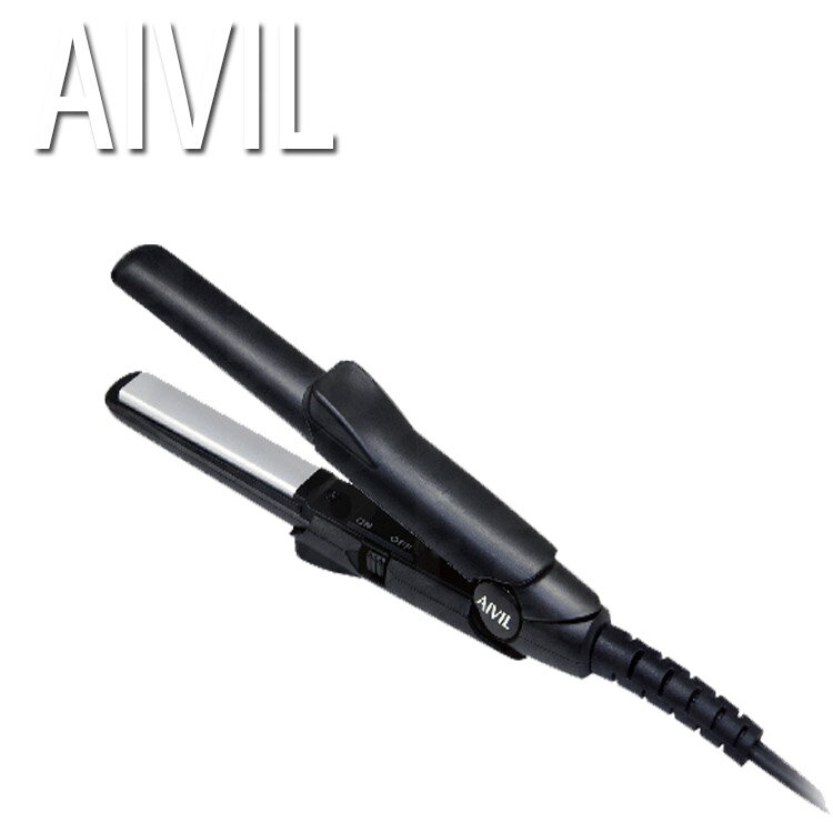 AIVIL ポケットスタイラー Pocket Styler■　商品説明コンパクトボディとスタイリング しやすい耐熱シリコンハンドル 使い終わりすぐの熱いアイロンでも 安全に収納できる耐熱シリコンキャップ 海外でも使用できるワールドボルテージ...