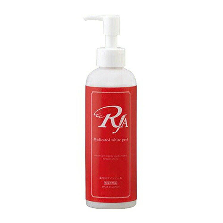 RJA 薬用ホワイトピール 200g■　商品説明美容成分40種類！ポロポロ・ゴッソリ美白ピーリング 不要な角質を落とす"だけ"のピーリングではなく、 落とした後に豊富な美容成分を浸透させ、しっとりとしたお肌へ導きます。 しかも、美白もできる...