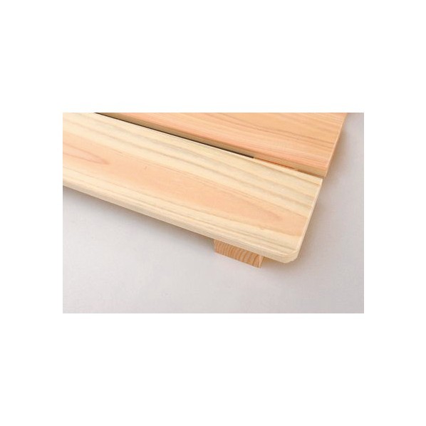 特徴 宮崎産ヒノキを使用したプレミアムすのこ。 香りがよく、他にないリッチなすのこです。 天板:厚み 12mm×幅 84mm 桟:20mm×39mm 天板 6枚、 桟 4本 使用しています。 組立てはボンドと釘を使用しています。 仕様 サイ...