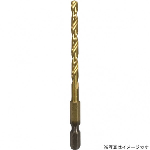 特徴 ■特徴 ●高品質のHSSCO（コバルトハイス鋼）M35仕様。 ●シャンク一体型ドリルにより、芯ブレを抑えます。 ●Xシンニング加工により、ポンチング不要で正確な位置に穴あけが出来ます。 ●チタンコーティングにより耐溶着性、耐摩耗性に優...
