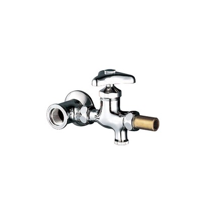 特徴 エコこま水栓。日本工業規格品。エコこま水栓で普通に使っていても節水効果があります。水抜き付。固定こま。 水栓 K19W
