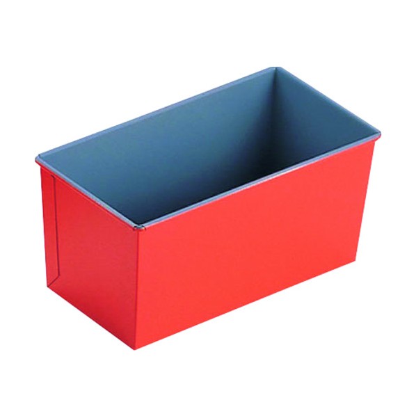 特徴 ■仕様 (内寸)幅×奥行×高さ(mm)：94×98×98 (底内寸)幅×奥行(mm)：185×88 重量(g)：283 材質：アルスター鋼板・フッ素樹脂加工 仕様 サイズ (1斤) 重量 275g 入数 1個 WPU05
