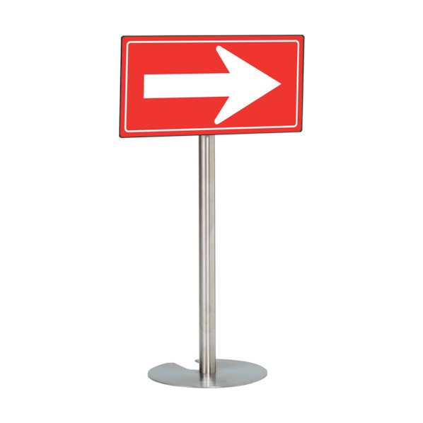 商品画像はイメージ画像です。実際とは異なる場合がございます。 特徴 ■特徴 矢印に特化した樹脂製サインです。 様々な誘導案内に活躍します。 パネルを180度回転して取付ができます。 1台で左右どちらの方向にも誘導が可能です。 ■用途 誘導パ...