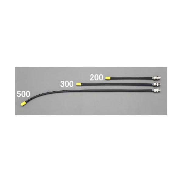 特徴 ●メーカー…WTBワタベコーポレーション ●型番…E80-5FLN ●ノズル穴径…2mm ●取付けねじ…G(PF)1/8” ●ノズル長…500mm ●重量…約26g ●アルミニウムに特殊ポリマー加工の軽量ノズルです。 ●自由自在に曲が...