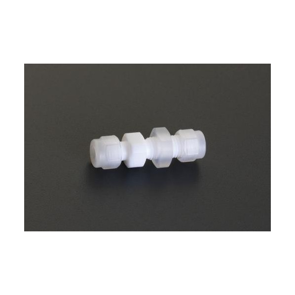 特徴 ●チューブサイズ:6mm ●最高圧力(23℃時):0.8MPa ●材質:ボディ:フッ素樹脂(PTFE)、ナット:フッ素樹脂(ECTFE) ●最高使用温度:100℃ ●適応チューブ:PFA・PTFEテフロン樹脂チューブ ●耐薬品性 ●セ...