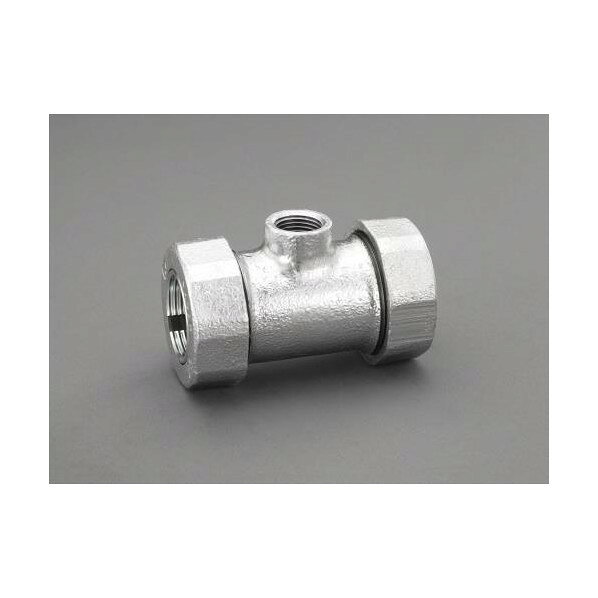 特徴 ●呼び…20A×15A ●ねじサイズ（D)…Rc（PT)1/2 ●ナット二面幅…51×44mm ●ナット高さ…19×19mm ●端面〜中心間サイズ…B:35mm、X:40mm、A:48.5mm ●材質…本体・ナット:可鍛鋳鉄（溶融亜鉛...