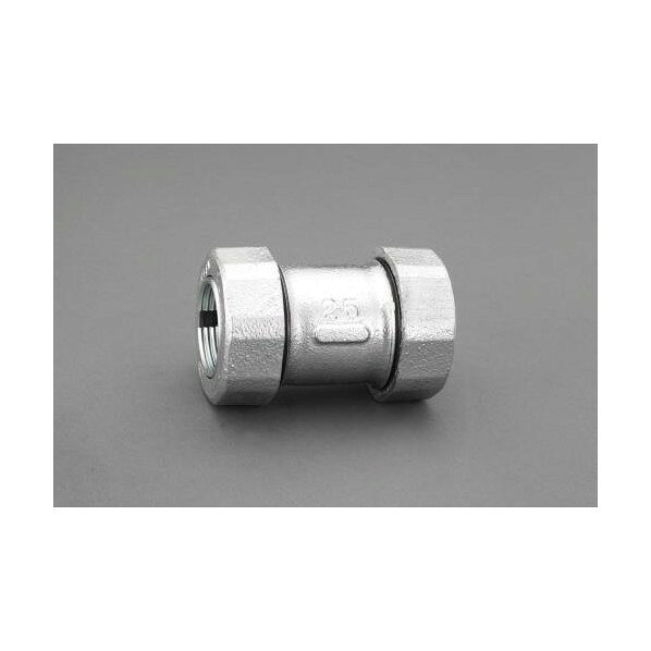 特徴 ●呼び…65A ●ナット二面幅（F）…110mm ●ナット高さ(H)…26mm ●端面〜端面間サイズ…X:90mm、A:115mm ●材質…本体・ナット:可鍛鋳鉄（溶融亜鉛メッキ）、ロックリング・カラー:鋼、パッキン:NBR ●重量…...