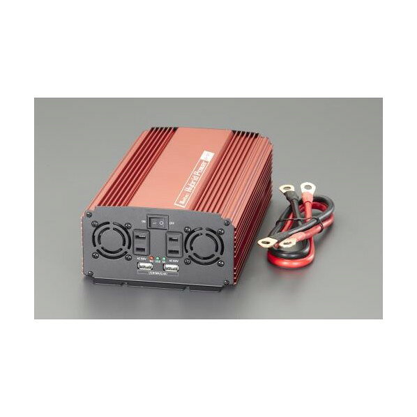 特徴 ●入力電圧…DC24V ●出力電圧…AC100V ●矩形波 ●USB端子付…出力電圧:DC5V ●出力電流:2000mA(最大) ●低電圧・過電圧・過負荷・温度の4種類の保護回路付 ●定格出力…800W ●最大出力(2分)…1000W...