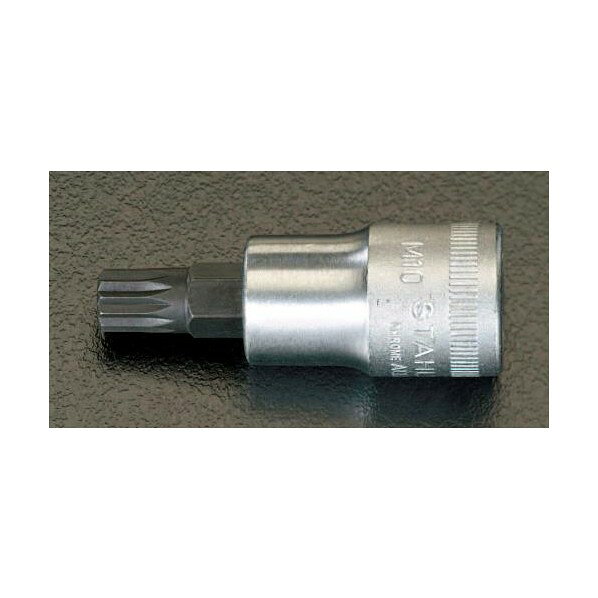 特徴 ●差込角…1/2” ●サイズ…M5 全長(L1;mm):60 軸長(L2;mm):22 ソケット部外径(d;mm):22.7 先端対角寸法(mm):4.8 ●重量(g)…67 ●トライスクエア(三重四角・XZN)スクリュー用 仕様 サ...