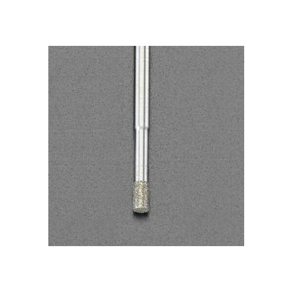 特徴 ●外径…2.0mm ●首下長…13mm ●刃長…5mm ●全長…45mm ●粒度…＃200 ●シャンク径…3mm ●砥粒…ダイヤモンド ●用途…超硬合金やセラミックの内径の仕上加工に ●母材材質…焼き入れ鋼 ●耐熱温度…800℃ ●被...