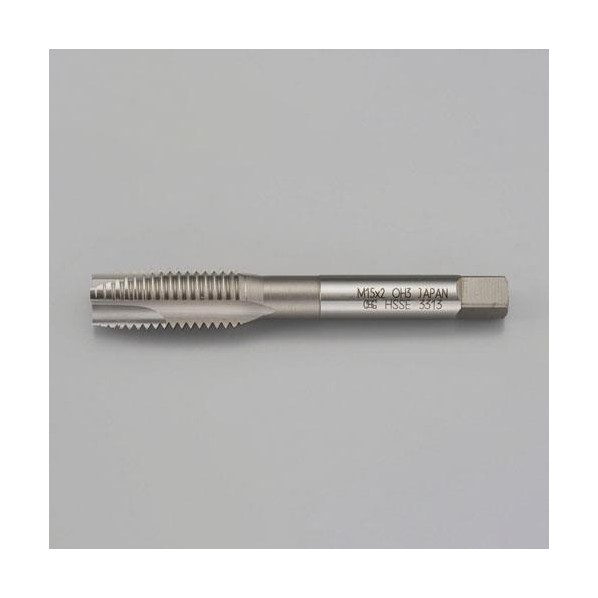 特徴 ●材質…高バナジウムハイス(HSSE) ●食付…5P ●溝数…3 ●呼び…M10×1.5 ●全長…75mm ●シャンク径…7mm ●用途…一般用 ●炭素鋼、合金鋼及び非鉄金属の切り屑がコイル状に連続する被削材に適しています。 ●切り屑...