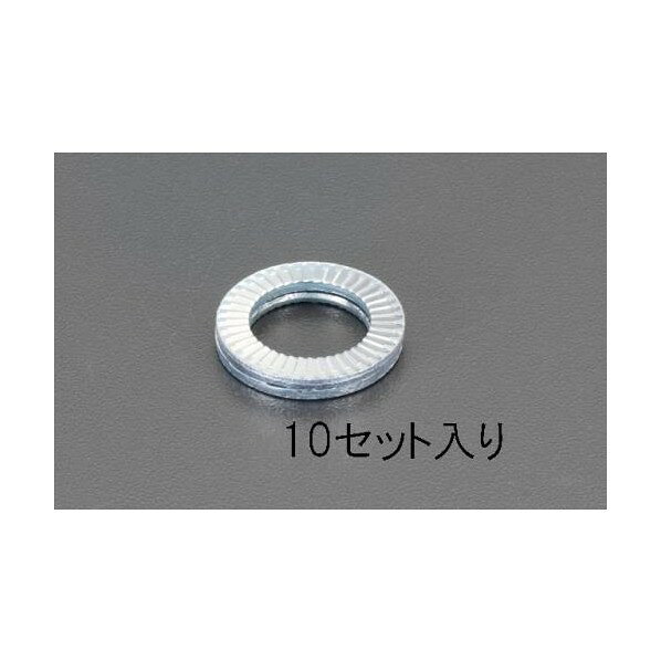 特徴 ●材質…鉄 ●内径…3.4mm ●外径…7.0mm ●厚み…1.8mm ●振動や衝撃によるボルトのゆるみに耐えます。 ●入数…10セット EA949WN1