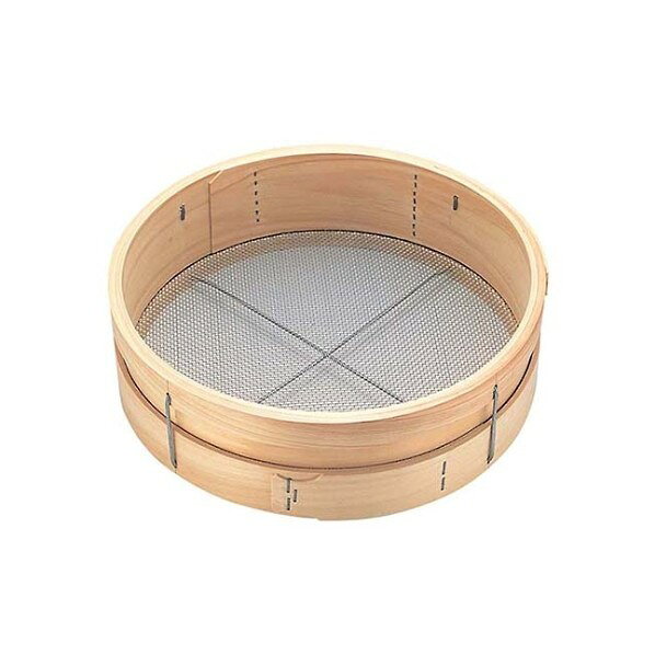 特徴 ■特徴 ●10メッシュ ■仕様 ●外寸1：φ270×H90 ●重量：380g ●材質1：枠：木 ●材質2：ステンレス 仕様 入数 1点 61659134