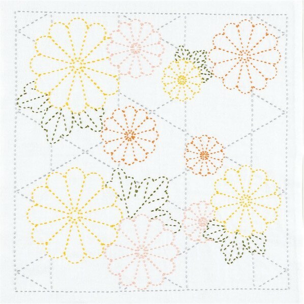 特徴 キット内容:晒木綿、刺し子糸(刺し子糸、Sashiko Thread 100m)、刺し子針、作り方説明書 製作目安時間:10時間以上 / 難易度:初級者 出来上がりサイズ:縦34×横34cm 用意するもの縫い糸、縫い針、はさみ、アイロ...