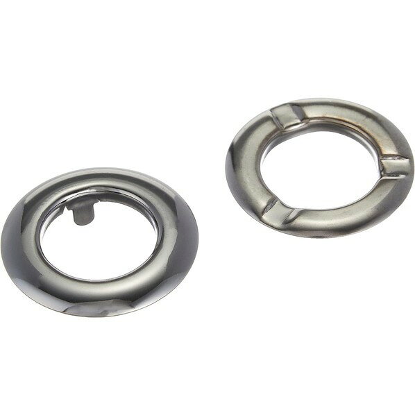 特徴 サイズ: 穴径約21mmx外径35mm 素材: 金属 入数: 2組入 生産国: 日本 ペンチでツメを折り曲げるだけで簡単に取り付けられるハトメです。 ひもなどを通すための環状の金具。 *ペンチでツメを折り曲げるだけで簡単に取り付けられ...