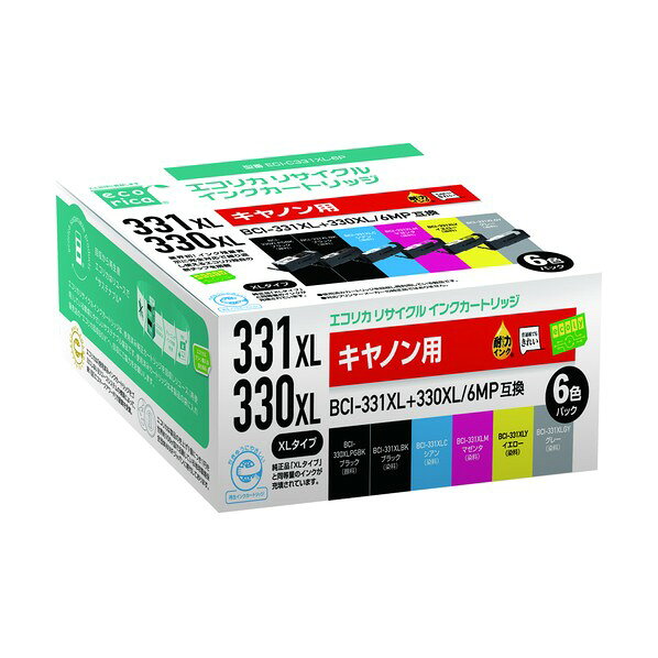 特徴 ■特徴 使用済みインクを回収しリユース製品として再生した環境にやさしい製品です 互換インクシェアNo.1 圧倒的な販売実績 信頼の証 エコマーク認定・グリーン購入法適合商品 安心のサポート体制 「エコリカ回収BOX」で回収しリユース（...
